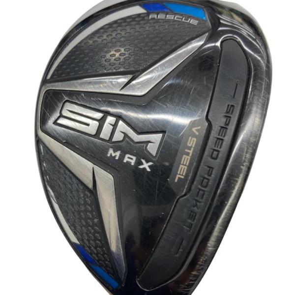 中古　Cランク　テーラーメイド　ＳＩＭ　ＳＩＭ　ＭＡＸ　Ｕ３　ユーティリティ　ＴＥＮＳＥＩ　ＢＬＵＥ　ＴＭ６０（ＵＴ） 　フレックスＳ ロフト角:19.00