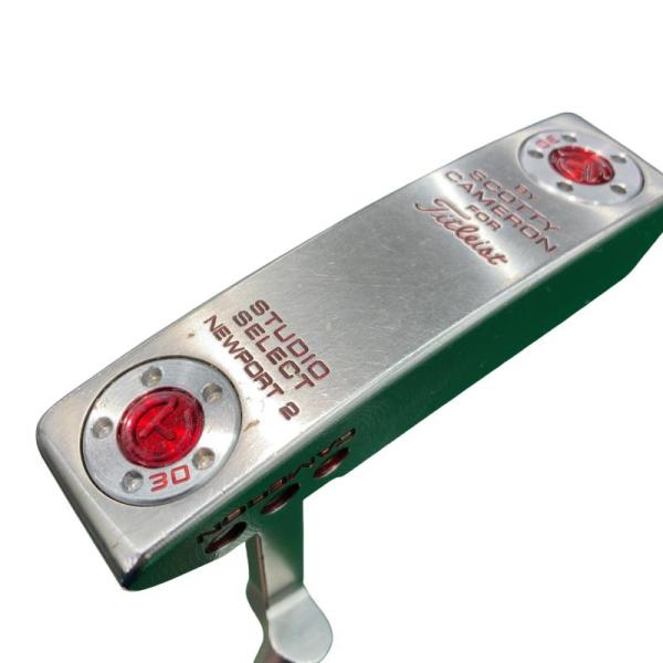中古　Cランク　タイトリスト　ＳＣＯＴＴＹ　ＣＡＭＥＲＯＮ　ＳＴＵＤＩＯ　ＳＥＬＥＣＴ　ＳＣＯＴＴＹ　ＣＡＭＥＲＯＮ　ＳＴＵＤＩＯ　ＳＥＬＥＣＴ　ＮＥＷＰＯＲＴ　２　３３インチ（１５ｇ）　パター　スチール 　フレックスその他 ロフト角:4.00