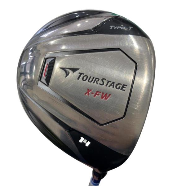 中古　Cランク　ブリヂストン　ＴＯＵＲＳＴＡＧＥ　ＴＯＵＲＳＴＡＧＥ　Ｘ−ＦＷ　Ｔｙｐｅ−Ｔ　１４°　フェアウェイウッド　Ｔｏｕｒ　ＡＤ　ＢＢ−６ 　フレックスＳ ロフト角:14.00
