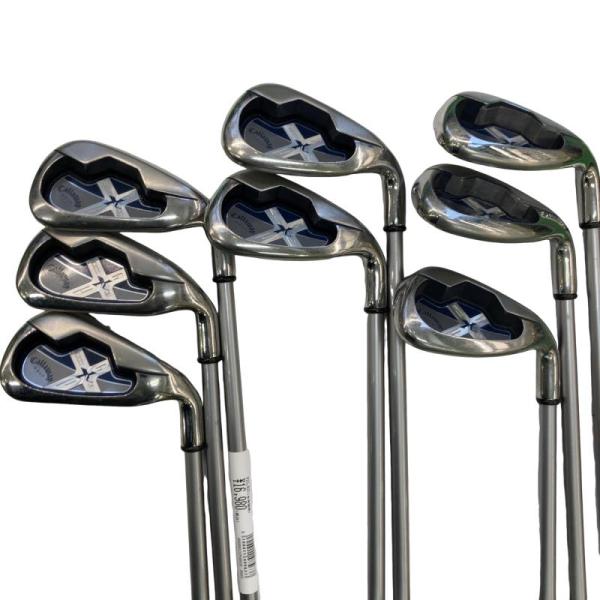 中古　Dランク　キャロウェイ　Ｘ　Ｘ・１８　　８Ｓ　レディース（実本数：８本セット）　アイアンセット　ＪＶ　Ｘ−ＳＥＲＩＥＳ　４５ｉ 　フレックスＬ ロフト角:31.00