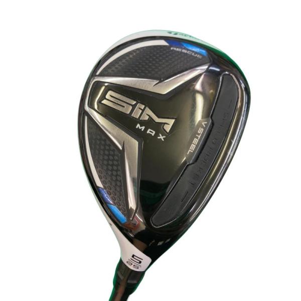 中古　Dランク　テーラーメイド　ＳＩＭ　ＳＩＭ　ＭＡＸ　Ｕ５　ユーティリティ　ＴＥＮＳＥＩ　ＢＬＵＥ　ＴＭ６０（ＵＴ） 　フレックスＲ ロフト角:25.00