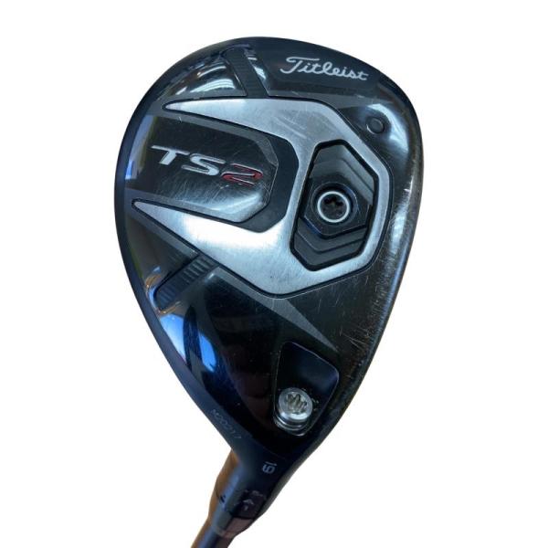 中古　Dランク　タイトリスト　ＴＳ２　ＴＳ２　１９°　ユーティリティ　Ｔｉｔｌｅｉｓｔ　ＭＣＩ　Ｍａｔｔｅ　Ｂｌａｃｋ　７０ 　フレックスＳ ロフト角:19.00