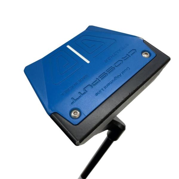 中古　Cランク　ＣＲＯＳＳＰＵＴＴ　ＣＲＯＳＳＰＵＴＴ　ＣＲＯＳＳＰＵＴＴ　ＳＴＥＡＬＴＨ２．０（ブルー）　３３インチ　パター　スチール 　フレックスその他 ロフト角:3.00