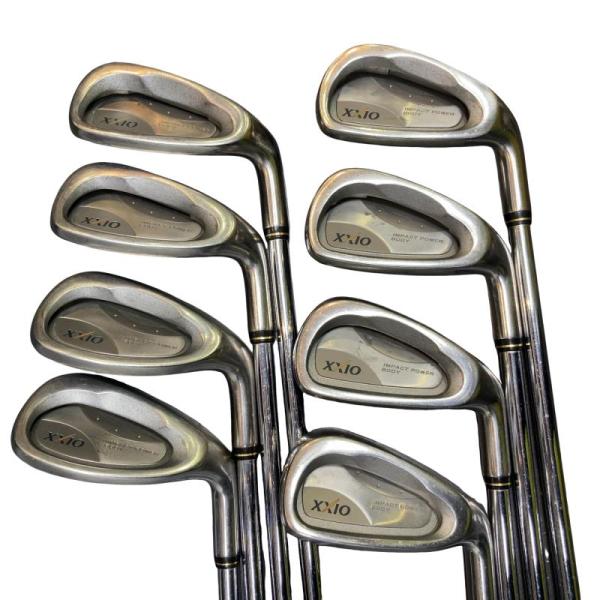 中古　Cランク　ダンロップ　ＸＸＩＯ　ＸＸＩＯ（２００４）　　８Ｓ（実本数：８本セット）　アイアンセット　ＮＳ　ＰＲＯ　８９０ＧＨ　ｆｏｒ　ＸＸＩＯ 　フレックスＳ ロフト角:24.00