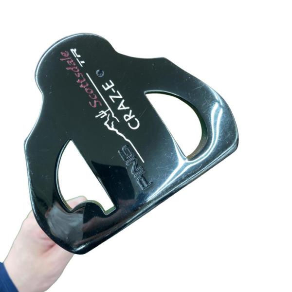 中古　Cランク　ピン　Ｓｃｏｔｔｓｄａｌｅ　ＴＲ　Ｓｃｏｔｔｓｄａｌｅ　ＴＲ　ＣＲＡＺ−Ｅ　３３．５インチ　パター　スチール 　フレックスその他 ロフト角:0.00