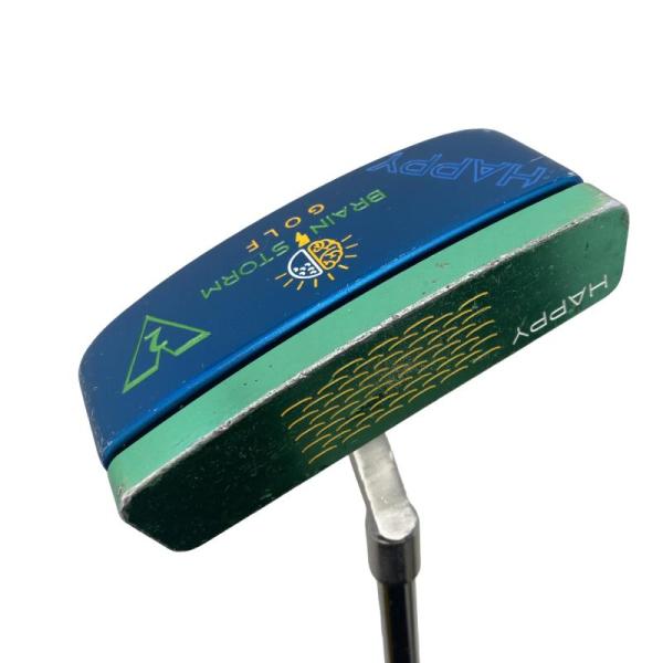 中古　Dランク　ＢＲＡＩＮ　ＳＴＯＲＭ　ＧＯＬＦ　ＨＡＰＰＹ　ＨＡＰＰＹ　Ｖ２　３３インチ　ＵＳＡ　パター　スチール 　フレックスその他 ロフト角:0.00