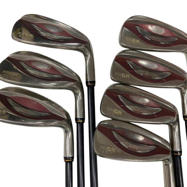 中古　Dランク　プロギア　５０５　５０５　ＩＲＯＮＳ　８Ｓ　レディース（実本数：７本セット）　アイアンセット　ＩＮＳＰＥＣ　ＭＢ 　フレックスＡ ロフト角:31.00