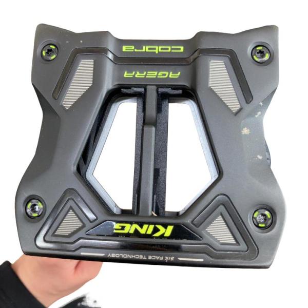 中古　Cランク　コブラ　ＫＩＮＧ　ＫＩＮＧ　ＡＧＥＲＡ　シングルベンド　３７．５インチ　パター　スチール 　フレックスその他 ロフト角:0.00