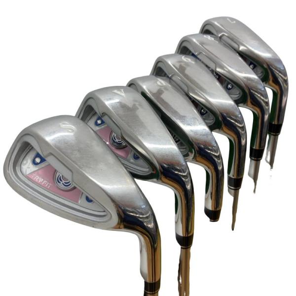 中古　Cランク　ゴルフプランナー　ＴＯＢＵＮＤＡ　ＴＯＢＵＮＤＡ　ＴＲＹ　ＦＩＴ　Ｌｉ（２０１５）　６Ｓ　レディース（実本数：６本セット）　アイアンセット　ＴＦ４０５ｉ 　フレックスＬ ロフト角:30.00