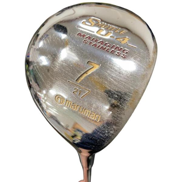 中古　Dランク　マジェスティゴルフ（旧マルマン）　ＳＨＵＴＴＬＥ　ＳＨＵＴＴＬＥ　Ｕ−４　ＭＡＲＡＧＩＮＧ　７Ｗ　フェアウェイウッド　ＣＡＲＢＯＦＩＴ　ＳＬ−ＩＩ 　フレックスＲ ロフト角:21.00