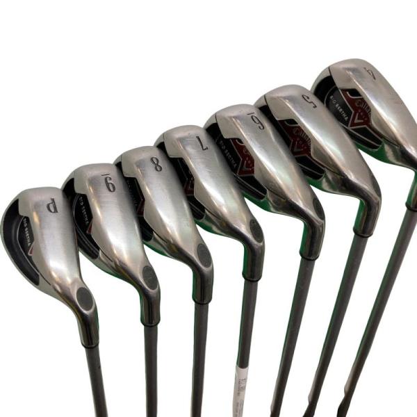 中古　Cランク　キャロウェイ　ＢＩＧ　ＢＥＲＴＨＡ　ＢＩＧ　ＢＥＲＴＨＡ　ＩＲＯＮＳ（２００６）　　６Ｓ（実本数：６本セット）　アイアンセット　ＪＶ　Ｂ−ＳＥＲＩＥＳ　６０ｉ 　フレックスＲ ロフト角:26.00