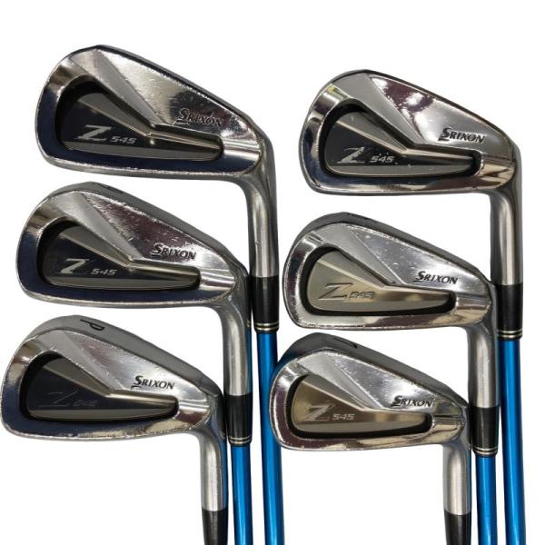 中古　Dランク　ダンロップ　ＳＲＩＸＯＮ　ＳＲＩＸＯＮ　Ｚ５４５　　６Ｓ（実本数：６本セット）　アイアンセット　Ｍｉｙａｚａｋｉ　Ｋｏｓｕｍａ　Ｂｌｕｅ（水）　Ｉｒｏｎ 　フレックスＳ ロフト角:24.00