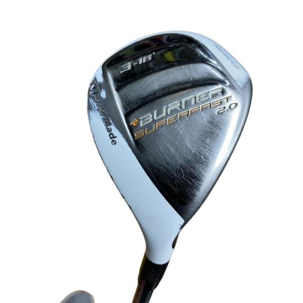 中古　Dランク　テーラーメイド　ＢＵＲＮＥＲ　ＢＵＲＮＥＲ　ＳＵＰＥＲ　ＦＡＳＴ　２．０　ＲＥＳＣＵＥ　Ｕ３　ＵＳＡ　ユーティリティ　ＲＥ−ＡＸ　６０　ＳＵＰＥＲＦＡＳＴ 　フレックスＲ ロフト角:18.00