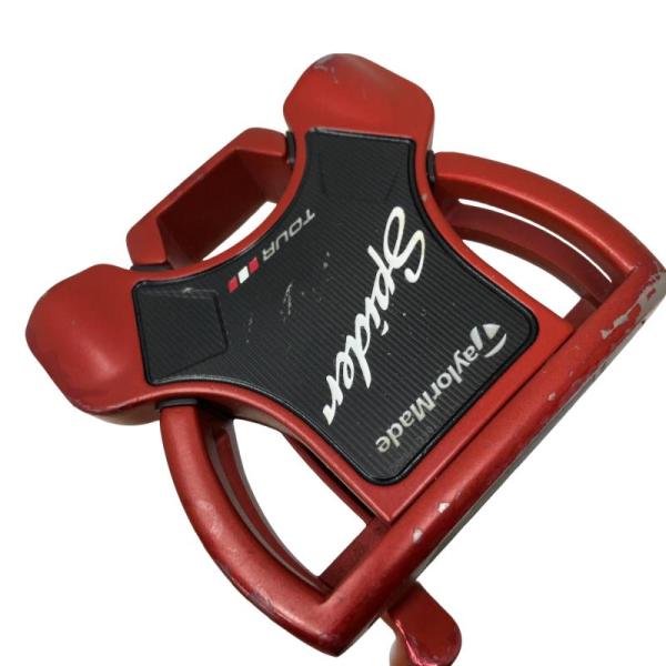 中古　Dランク　テーラーメイド　Ｓｐｉｄｅｒ　Ｔｏｕｒ　Ｓｐｉｄｅｒ　Ｔｏｕｒ　ＲＥＤ（サイトライン）　クランクネック　３４インチ　パター　スチール 　フレックスその他 ロフト角:2.50