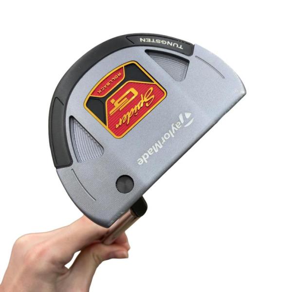 中古　Dランク　テーラーメイド　Ｓｐｉｄｅｒ　ＧＴ　Ｓｐｉｄｅｒ　ＧＴ　ＲＯＬＬＢＡＣＫ　ＳＩＬＶＥＲ　スモールスラント　３４インチ　パター　スチール 　フレックスその他 ロフト角:3.00