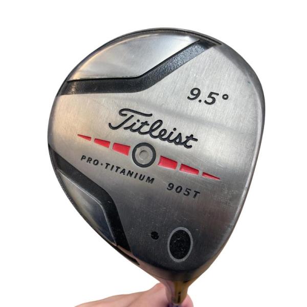 中古　Cランク　タイトリスト　ＰＲＯ　ＴＩＴＡＮＩＵＭ　ＰＲＯ　ＴＩＴＡＮＩＵＭ　９０５Ｔ　　９．５°　ＵＳＡ　ドライバー　ＧＲＡＦＡＬＬＯＹ　ＢＬＵＥ 　フレックスＳ ロフト角:9.50