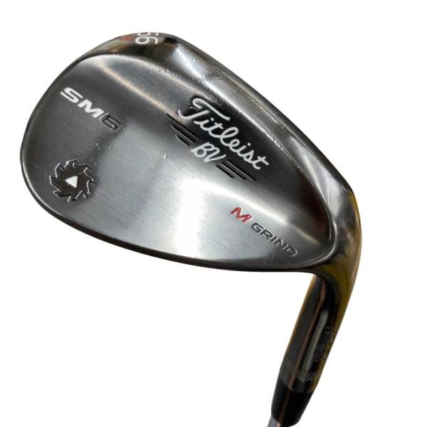中古　Cランク　タイトリスト　ＶＯＫＥＹ　ＶＯＫＥＹ　ＳＰＩＮ　ＭＩＬＬＥＤ　ＳＭ６　スティールグレー　５６°／０８°Ｍ　ウェッジ　Ｄｙｎａｍｉｃ　Ｇｏｌｄ 　フレックスＳ ロフト角:56.00