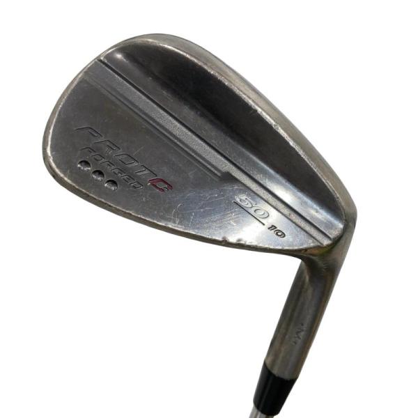 中古　Cランク　ＰＲＯＴＯ−ＣＯＮＣＥＰＴ　ＰＲＯＴＯ−ＣＯＮＣＥＰＴ　ＰＲＯＴＯ−ＣＯＮＣＥＰＴ　ＦＯＲＧＥＤ　ＷＥＤＧＥ（メッキ）　５０°／１０°　ウェッジ　純正特注シャフト 　フレックスその他 ロフト角:50.00