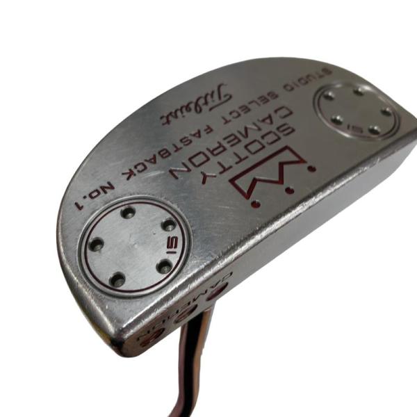 中古　Cランク　タイトリスト　ＳＣＯＴＴＹ　ＣＡＭＥＲＯＮ　ＳＴＵＤＩＯ　ＳＥＬＥＣＴ　ＳＣＯＴＴＹ　ＣＡＭＥＲＯＮ　ＳＴＵＤＩＯ　ＳＥＬＥＣＴ　ＦＡＳＴＢＡＣＫ　３４インチ（１５ｇ）　パター　スチール 　フレックスその他 ロフト角:4.00