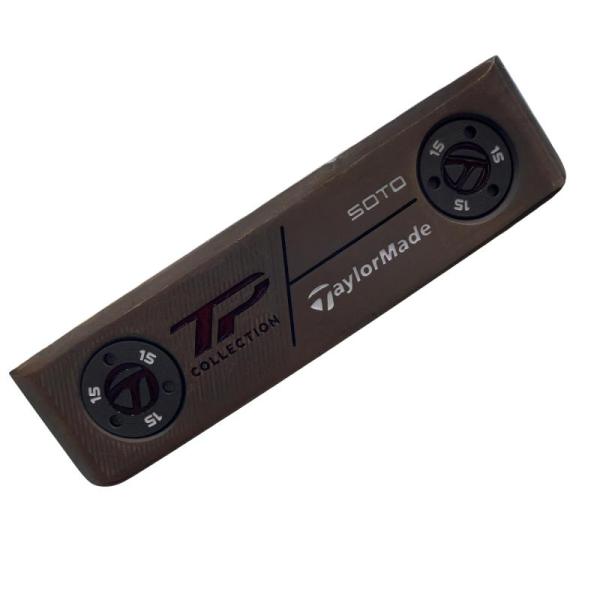 中古　Cランク　テーラーメイド　ＴＰ　ＣＯＬＬＥＣＴＩＯＮ　ＢＬＡＣＫ　ＣＯＰＰＥＲ　ＴＰ　ＣＯＬＬＥＣＴＩＯＮ　ＢＬＡＣＫ　ＣＯＰＰＥＲ　ＳＯＴＯ　３５インチ　ＵＳＡ　パター　スチール 　フレックスその他 ロフト角:3.50