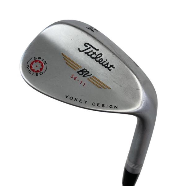 中古　Dランク　タイトリスト　ＶＯＫＥＹ　ＶＯＫＥＹ　ＳＰＩＮ　ＭＩＬＬＥＤ（２００９）　５４°／１１°　ＵＳＡ　ウェッジ　Ｄｙｎａｍｉｃ　Ｇｏｌｄ 　フレックスその他 ロフト角:54.00