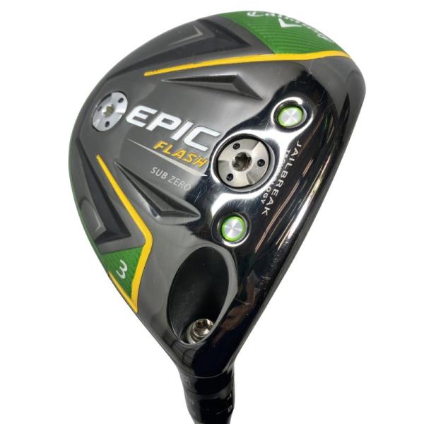 中古　Cランク　キャロウェイ　ＥＰＩＣ　ＦＬＡＳＨ　ＥＰＩＣ　ＦＬＡＳＨ　ＳＵＢＺＥＲＯ　３Ｗ　フェアウェイウッド　リシャフト 　フレックスその他 ロフト角:15.00