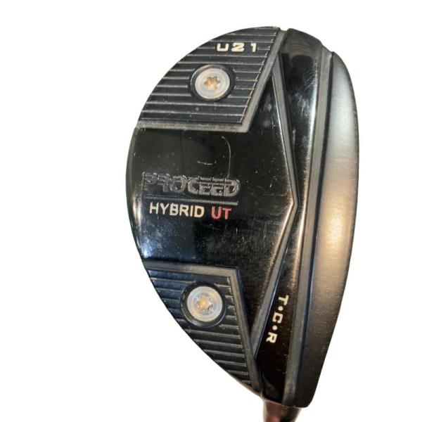 中古　Cランク　ジャスティック　ＰＲＯＣＥＥＤ　ＰＲＯＣＥＥＤ　ＤＯＵＢＬＥ−Ｒ　ＨＹＢＲＩＤ　ＵＴ　２１°　ユーティリティ　リシャフト 　フレックスその他 ロフト角:21.00