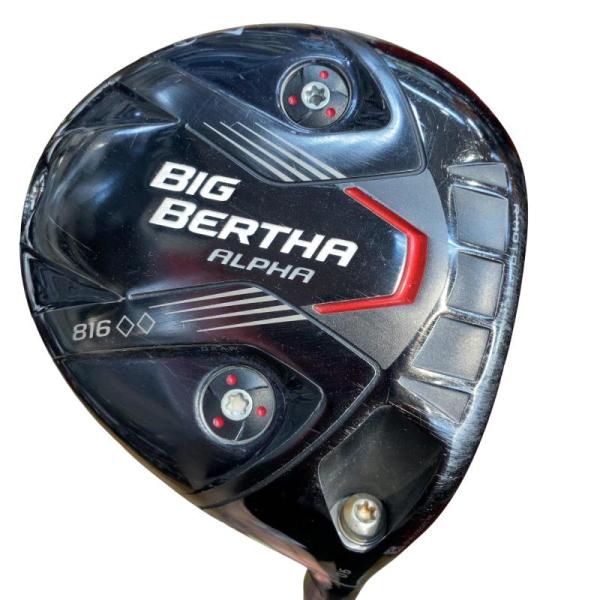 中古　Cランク　キャロウェイ　ＢＩＧ　ＢＥＲＴＨＡ　ＢＩＧ　ＢＥＲＴＨＡ　ＡＬＰＨＡ　８１６◆◆　　９°　ドライバー　Ｓｐｅｅｄｅｒ　６６１　ＥＶＯＬＵＴＩＯＮ　ＩＩ 　フレックスＳ ロフト角:9.00