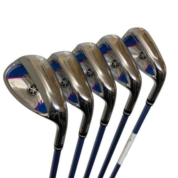中古　Cランク　ヤマハ　ｉｎｐｒｅｓ　ｉｎｐｒｅｓ　ＵＤ＋２　５Ｓ　レディース（実本数：５本セット）　アイアンセット　ＴＸ−４１７ｉ 　フレックスＬ ロフト角:29.00