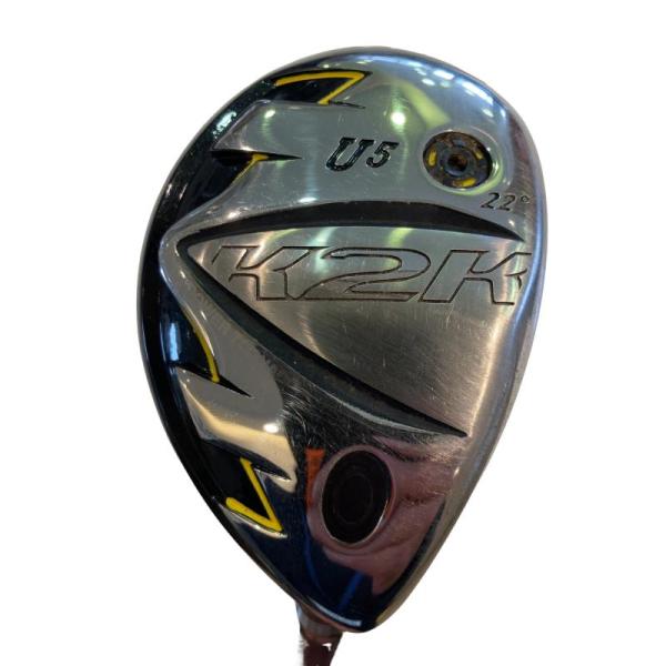 中古　Cランク　キャスコ　Ｋ２Ｋ　Ｋ２Ｋ　ワンレングスユーティリティ　Ｕ５　ユーティリティ　ＡＴＴＡＳ　ＭＢ−ＨＹ５５ 　フレックスＲ ロフト角:22.00