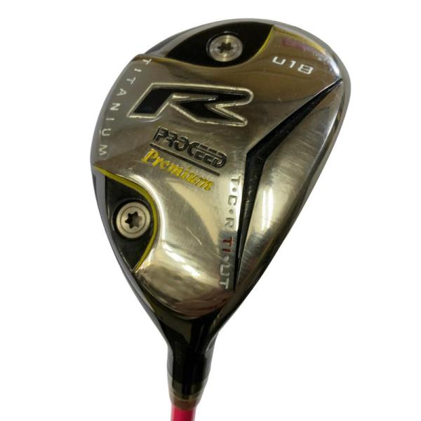 中古　Cランク　ジャスティック　ＰＲＯＣＥＥＤ　ＰＲＯＣＥＥＤ　ＴＯＵＲ　ＣＯＮＱＵＥＳＴ　Ｒ　ＴＩ・ＵＴ　Ｐｒｅｍｉｕｍ　１８°　ユーティリティ　純正特注シャフト 　フレックスＳ ロフト角:18.00