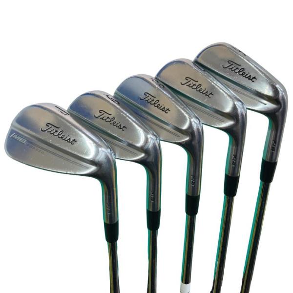 中古　Dランク　タイトリスト　Ｔｉｔｌｅｉｓｔ　Ｔｉｔｌｅｉｓｔ　ＭＢ　７１４　６Ｓ（実本数：５本セット）　アイアンセット　Ｄｙｎａｍｉｃ　Ｇｏｌｄ 　フレックスＳ ロフト角:27.00
