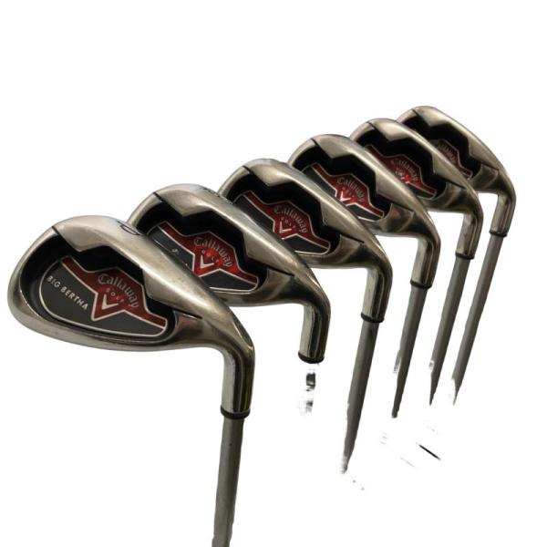 中古　Cランク　キャロウェイ　ＢＩＧ　ＢＥＲＴＨＡ　ＢＩＧ　ＢＥＲＴＨＡ　ＩＲＯＮＳ（２００６）　　６Ｓ（実本数：６本セット）　アイアンセット　ＪＶ　Ｂ−ＳＥＲＩＥＳ　７０ｉ 　フレックスＳＲ ロフト角:26.00
