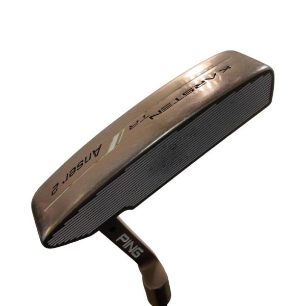 中古　Dランク　ピン　ＫＡＲＳＴＥＮ　ＴＲ　ＫＡＲＳＴＥＮ　ＴＲ　Ａｎｓｅｒ　２　３４．０インチ　パター　スチール 　フレックスその他 ロフト角:0.00