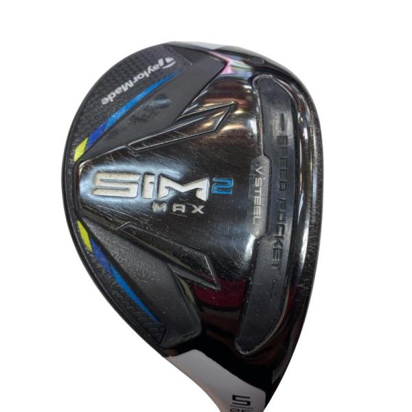 中古　Dランク　テーラーメイド　ＳＩＭ２　ＳＩＭ２　ＭＡＸ　Ｕ５　ユーティリティ　ＴＥＮＳＥＩ　ＢＬＵＥ　ＴＭ６０（ＳＩＭ２　ＵＴ） 　フレックスＲ ロフト角:25.00