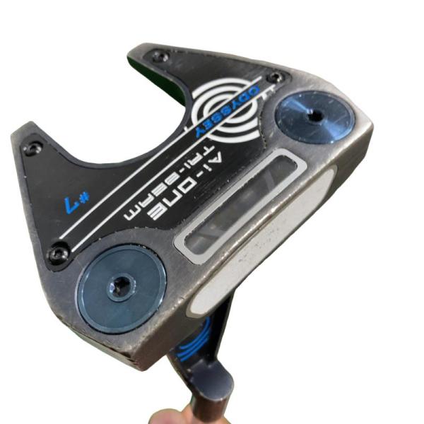 中古　Dランク　オデッセイ　Ａｉ−ＯＮＥ　ＴＲＩ−ＢＥＡＭ　Ａｉ−ＯＮＥ　ＴＲＩ−ＢＥＡＭ　＃７　３３インチ　パター　ＳＴＲＯＫＥ　ＬＡＢ　９０　スチール 　フレックスその他 ロフト角:0.00