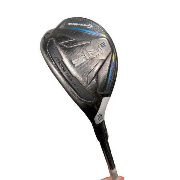 中古　Eランク　テーラーメイド　ＳＩＭ２　ＳＩＭ２　ＭＡＸ　Ｕ３　レフティ　ユーティリティ　ＴＥＮＳＥＩ　ＢＬＵＥ　ＴＭ６０（ＳＩＭ２　ＵＴ） 　フレックスＳ ロフト角:19.00