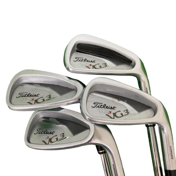 中古　Dランク　タイトリスト　Ｔｉｔｌｅｉｓｔ　Ｔｉｔｌｅｉｓｔ　ＶＧ３（２０１２）　６Ｓ（実本数：４本セット）　アイアンセット　Ｔｉｔｌｅｉｓｔ　ＶＧｉ６０（２０１２） 　フレックスＳ ロフト角:24.00