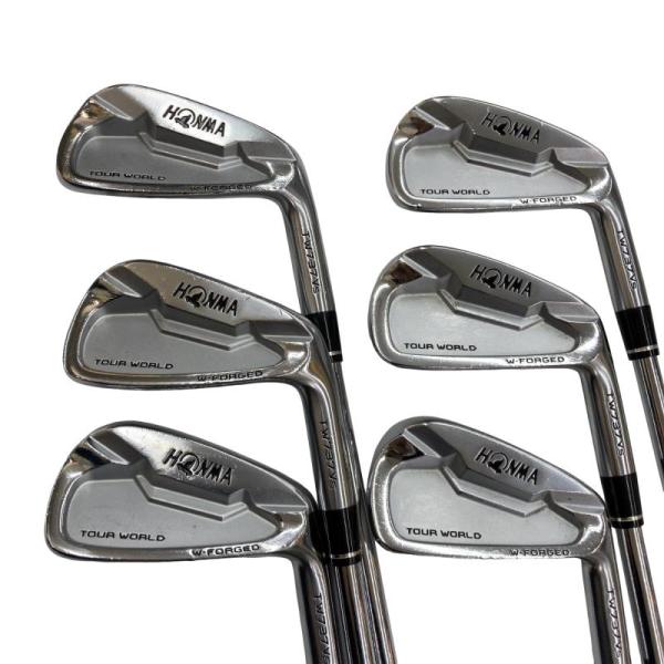 中古　Cランク　本間ゴルフ　ＴＯＵＲ　ＷＯＲＬＤ　ＴＯＵＲ　ＷＯＲＬＤ　ＴＷ７３７Ｖｓ　６Ｓ（実本数：６本セット）　アイアンセット　ＮＳ　ＰＲＯ　ＭＯＤＵＳ３　ＴＯＵＲ１０５ 　フレックスＳ ロフト角:24.00