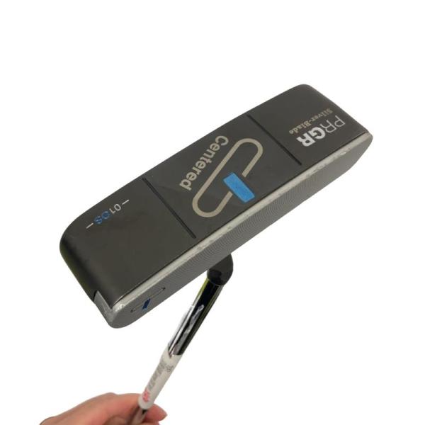 中古　Cランク　プロギア　ＳＩＬＶＥＲ−ＢＬＡＤＥ　Ｃｅｎｔｅｒｅｄ　ＳＩＬＶＥＲ−ＢＬＡＤＥ　Ｃｅｎｔｅｒｅｄ　０１ＯＳ　３４インチ　パター　スチール 　フレックスその他 ロフト角:3.00