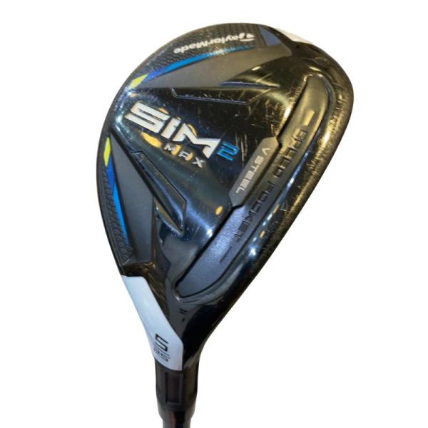 中古　Cランク　テーラーメイド　ＳＩＭ２　ＳＩＭ２　ＭＡＸ　Ｕ５　ユーティリティ　ＴＥＮＳＥＩ　ＢＬＵＥ　ＴＭ６０（ＳＩＭ２　ＵＴ） 　フレックスＲ ロフト角:25.00