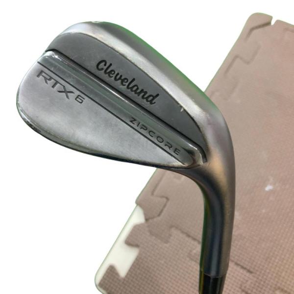 中古　Dランク　クリーブランド　Ｃｌｅｖｅｌａｎｄ　Ｃｌｅｖｅｌａｎｄ　ＲＴＸ−６　ＺＩＰＣＯＲＥ　ブラックサテン　５２°／１０°　ＭＩＤ　ウェッジ　リシャフト 　フレックスその他 ロフト角:52.00