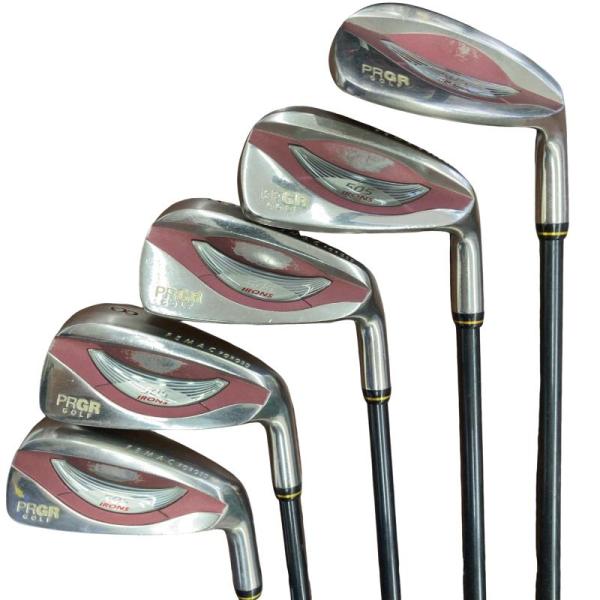 中古　Cランク　プロギア　５０５　５０５　ＩＲＯＮＳ　６Ｓ　レディース（実本数：５本セット）　アイアンセット　ＩＮＳＰＥＣ　ＭＢ 　フレックスＬ ロフト角:31.00
