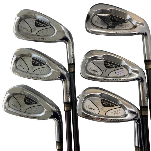 中古　Dランク　ルーツゴルフ（旧ゴーセン）　ＲＯＯＴＳ　ＲＯＯＴＳ　ＣＬＩＣＫ　ＩＲＯＮ　６Ｓ（実本数：６本セット）　アイアンセット　プレミアム（アイアン） 　フレックスＲ ロフト角:23.50