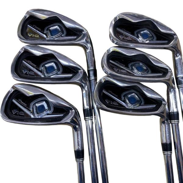 中古　Cランク　ブリヂストン　ＴＯＵＲＳＴＡＧＥ　ＴＯＵＲＳＴＡＧＥ　ＶｉＱ（２０１２）　６Ｓ（実本数：６本セット）　アイアンセット　ＧＳ　８５ 　フレックスＳ ロフト角:24.00