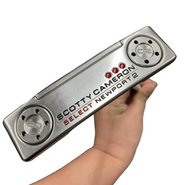中古　Bランク　タイトリスト　ＳＣＯＴＴＹ　ＣＡＭＥＲＯＮ　ｓｅｌｅｃｔ　ＳＣＯＴＴＹ　ＣＡＭＥＲＯＮ　ｓｅｌｅｃｔ　ＮＥＷＰＯＲＴ　２（２０１８）　３３インチ　パター　スチール 　フレックスその他 ロフト角:3.50