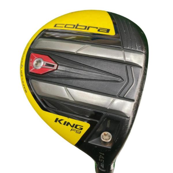 中古　Cランク　コブラ　ＫＩＮＧ　ＫＩＮＧ　Ｆ９　ＳＰＥＥＤＢＡＣＫ　３−４Ｗ（イエロー）　ＵＳＡ　フェアウェイウッド　Ｆｕｊｉｋｕｒａ　ＡＴＭＯＳ　Ｔｏｕｒ　Ｓｐｅｃ　Ｂｌｕｅ　７ 　フレックスＳ ロフト角:14.50
