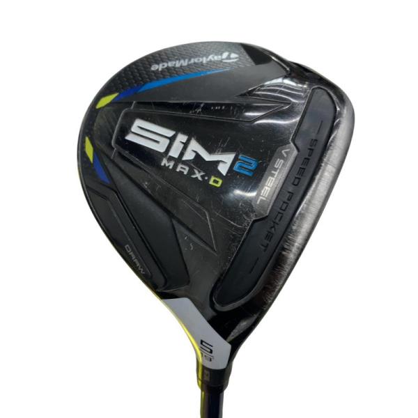 中古　Dランク　テーラーメイド　ＳＩＭ２　ＳＩＭ２　ＭＡＸ−Ｄ　５Ｗ　フェアウェイウッド　ＴＥＮＳＥＩ　ＢＬＵＥ　ＴＭ５０（ＳＩＭ２　ＦＷ） 　フレックスＳ ロフト角:19.00