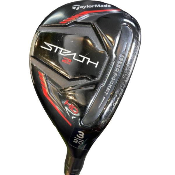 中古　Dランク　テーラーメイド　ＳＴＥＡＬＴＨ２　ＳＴＥＡＬＴＨ２　ＨＤ　Ｕ３　ユーティリティ　ＴＥＮＳＥＩ　ＲＥＤ　ＴＭ６０（ＳＴＥＡＬＴＨ　ＵＴ） 　フレックスＳ ロフト角:20.00