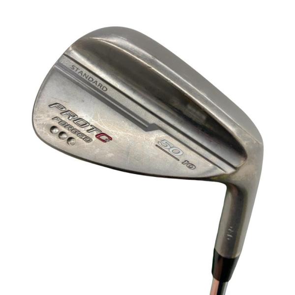 中古　Cランク　ＰＲＯＴＯ−ＣＯＮＣＥＰＴ　ＰＲＯＴＯ−ＣＯＮＣＥＰＴ　ＰＲＯＴＯ−ＣＯＮＣＥＰＴ　ＦＯＲＧＥＤ　ＷＥＤＧＥ（メッキ）　５０°／１０°　ウェッジ　リシャフト 　フレックスその他 ロフト角:50.00